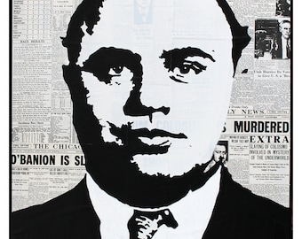 Al Capone Fingerprint Print Poster - Etsy