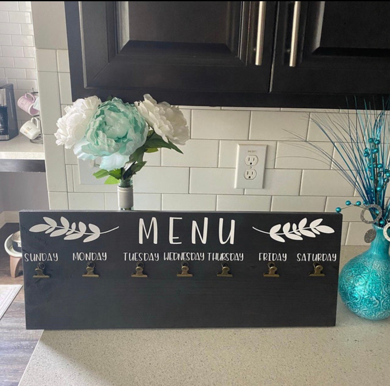 Menu Board ~ Kitchen Decor ~ Meal Planning - Etsy