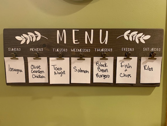 Home Menu Board Ideas