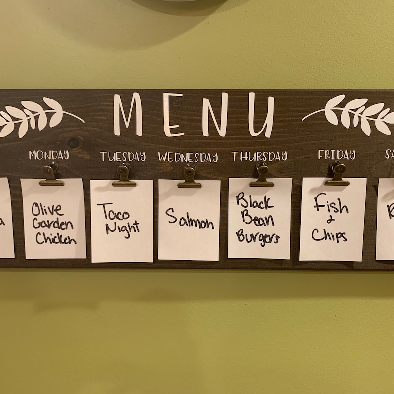 Menu Board for Kitchen - Etsy