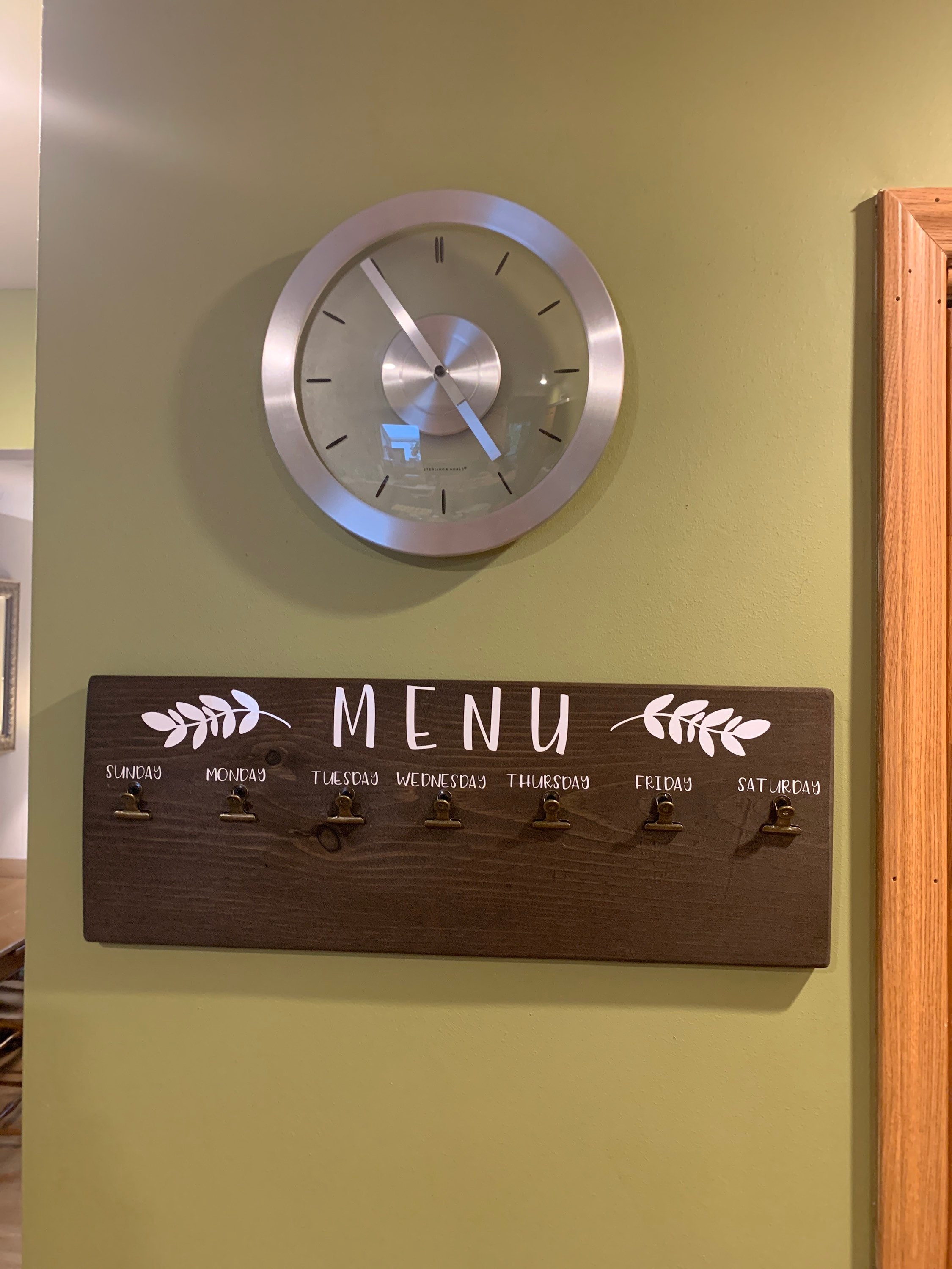 Menu Board ~ Kitchen Decor ~ Meal Planning - Etsy