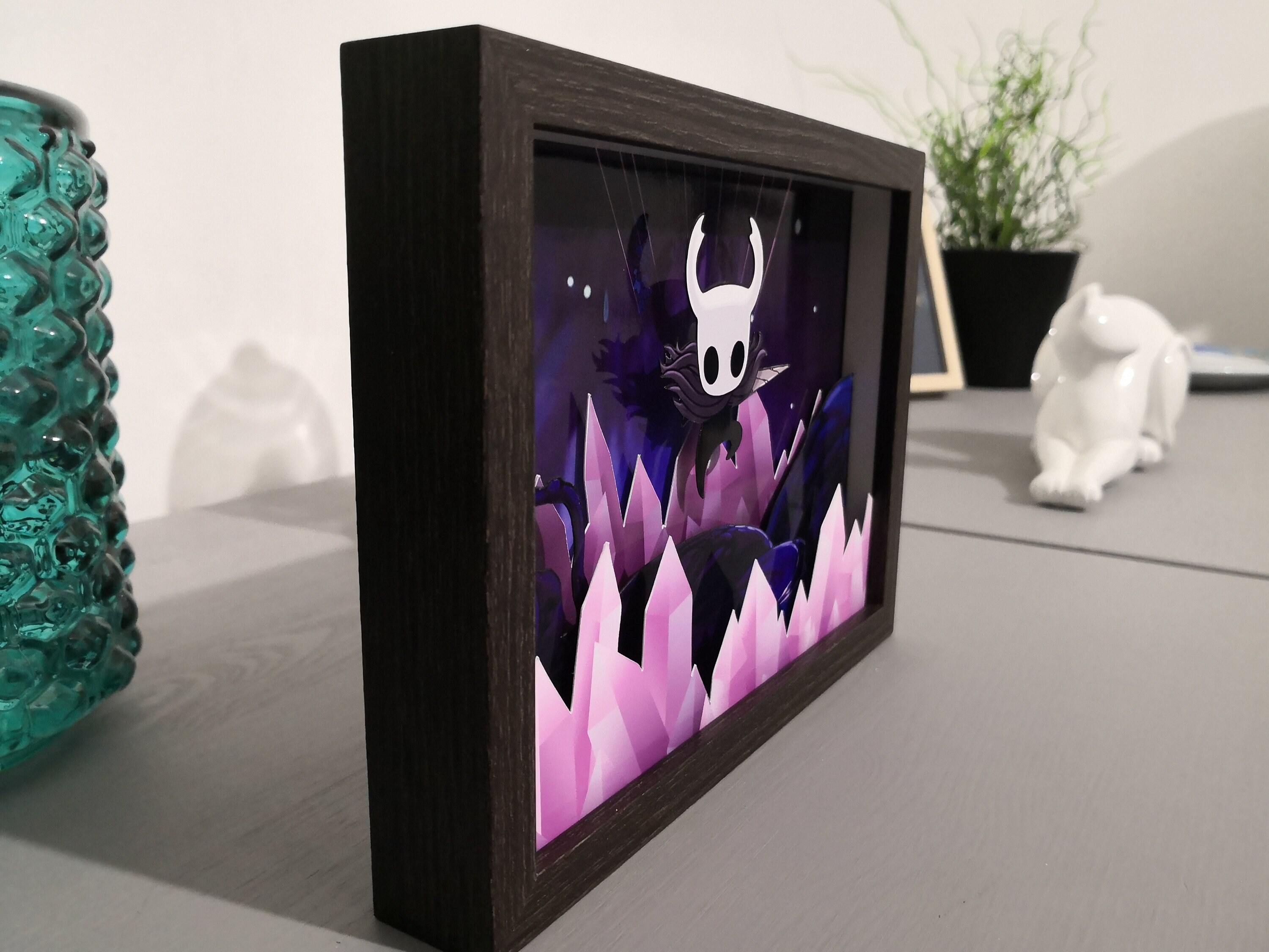 Shadowbox Hollow Knight Crystal - Etsy