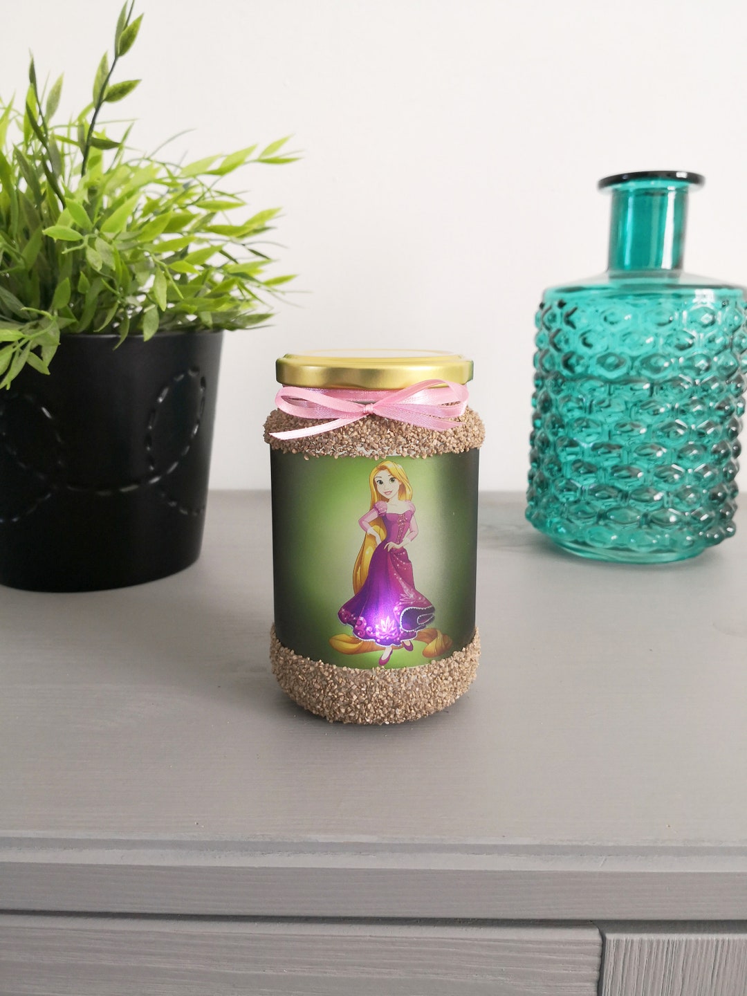 Rapunzel Tealight Holder, LED Decorative Night Light - Etsy