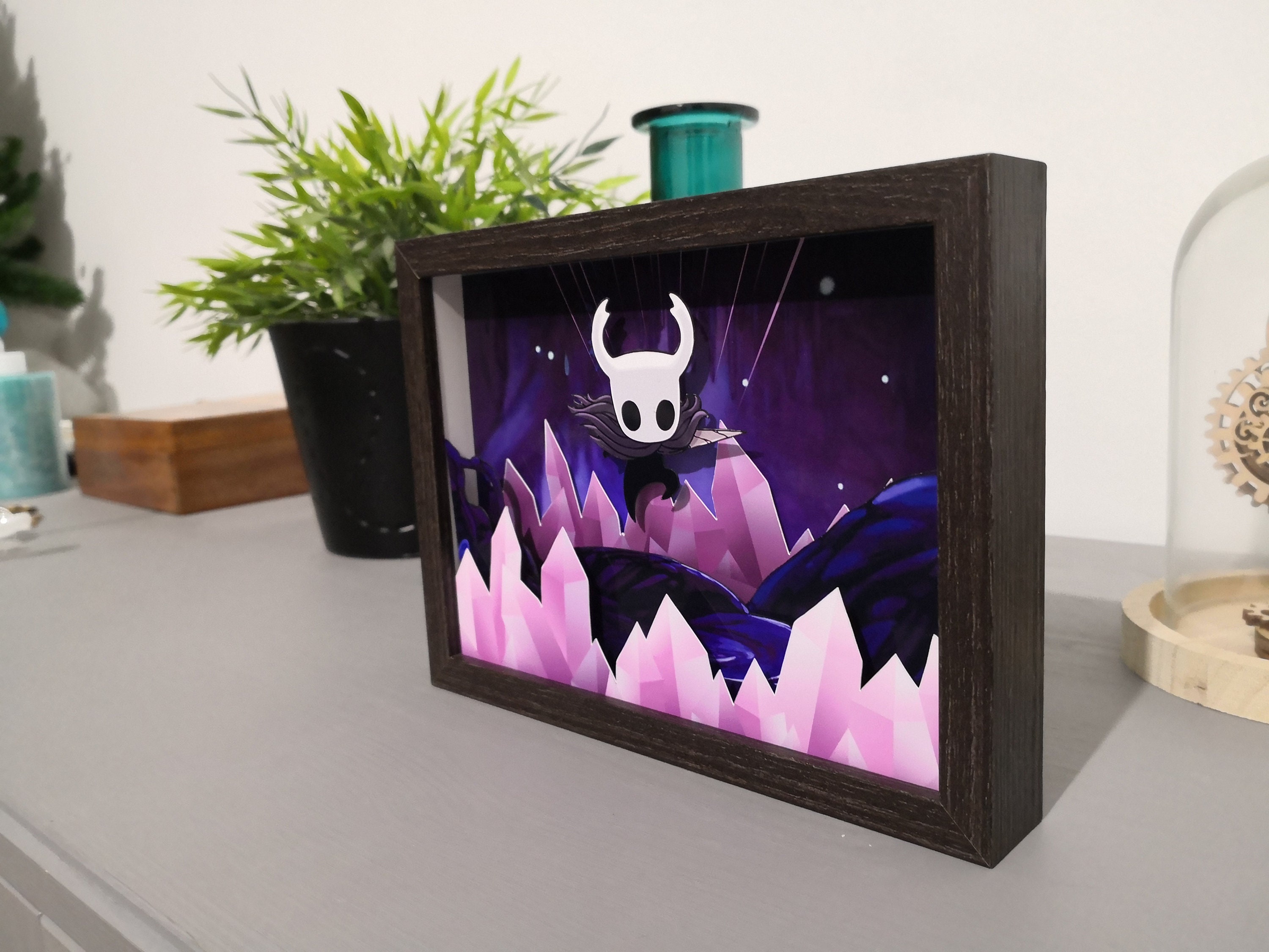 Shadowbox Hollow Knight Crystal - Etsy