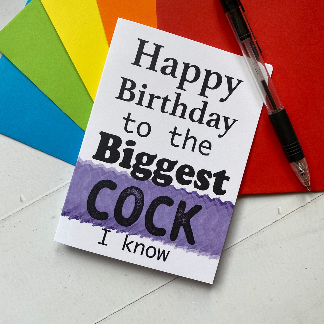 Pack of 5 Rude birthday cards 5 adult birthday cards male - Etsy Nederland
