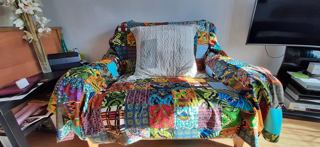 Patchwork Throw, Sofa Throw, Bed Throw - Etsy