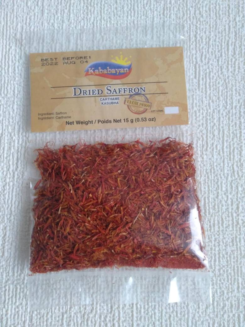 Safflower 15g American Saffron Organic Dried Carthame Kasubha | Etsy