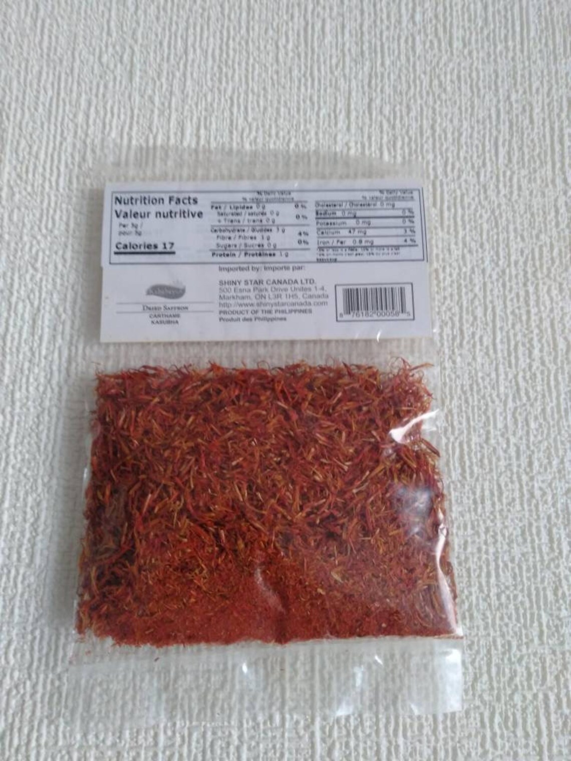 Safflower 15g American Saffron Organic Dried Carthame Kasubha - Etsy Canada