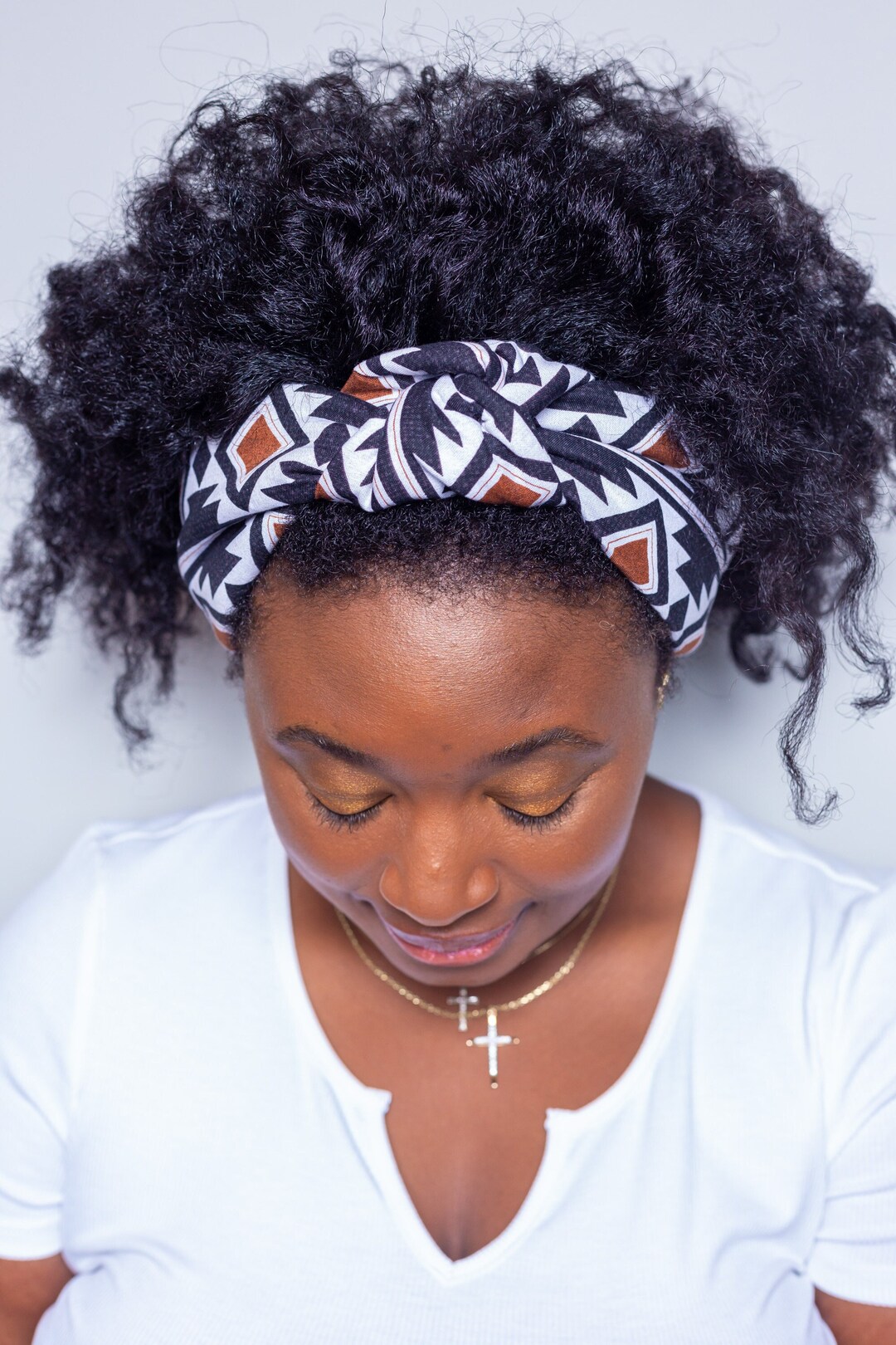 Wide Headband ||twist Knot Headband || Elastic Head Wrap || Tribal ...