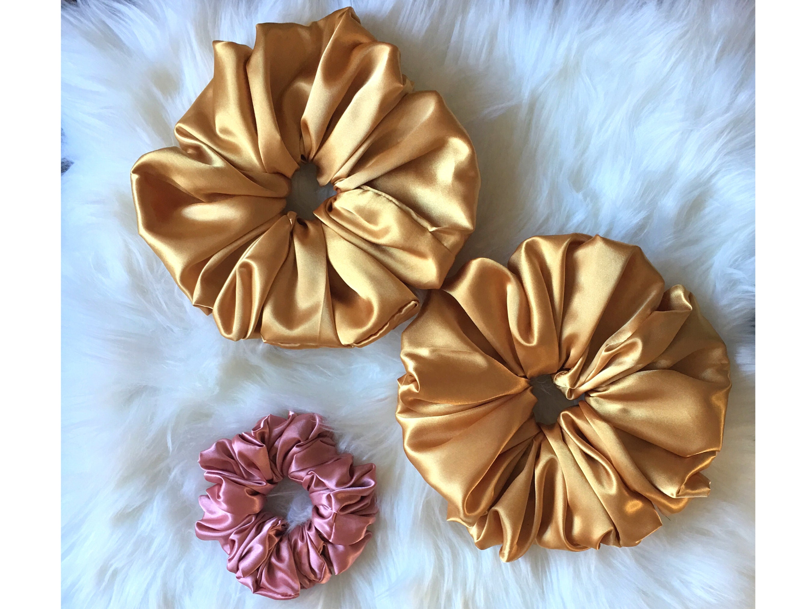 Extra Large Satin Scrunchie Jumbo Oversized Scrunchie | Etsy