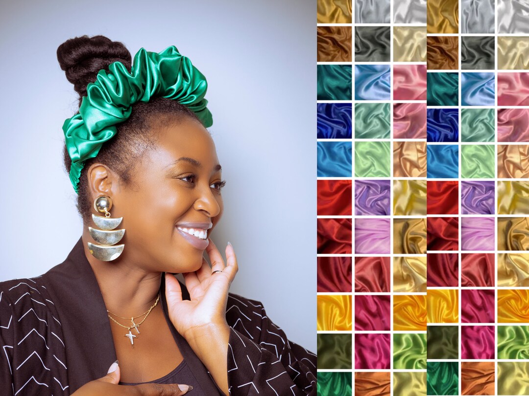 Plush Scrunchie Headband || Ruffled Hair Band Headband || Elegant ...