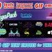 80 Animated Gif Texts in Mega Package Designed for Emotes Twitch or ...