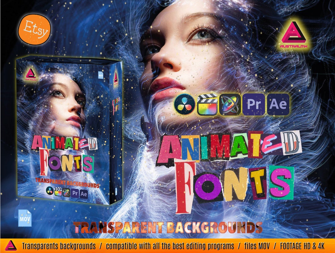 Animated Sources Package With Transparent Background for Video Editors ...