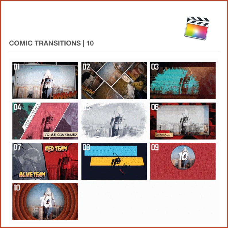 The Ultimate Transitions Pack for Final Cut Pro X & Apple Motion - Etsy