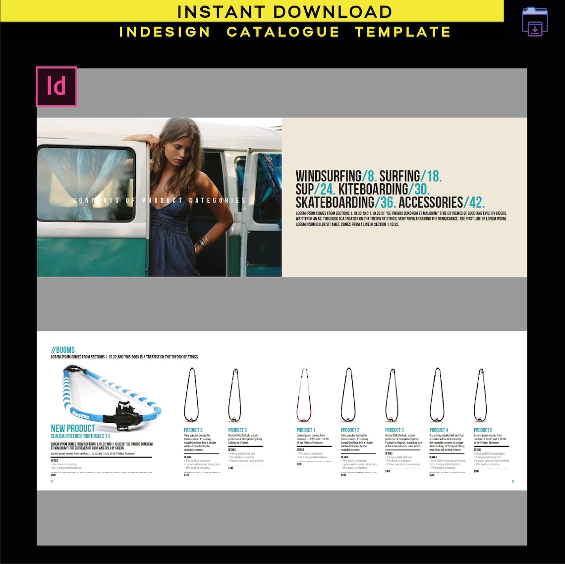 Creative Catalogue Template Multi Purpose / Indesign Printable - Etsy