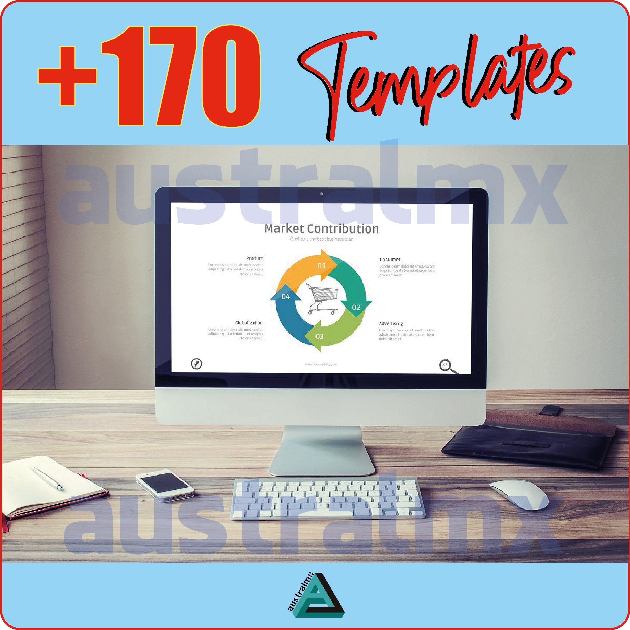 170+ Fully Editable Powerpoint Templates, Over 5000 Slides ...