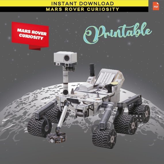 Mars Rover Cut Out Papercraft