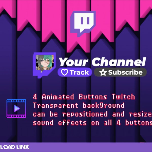 Twitch Follow Animation - Etsy