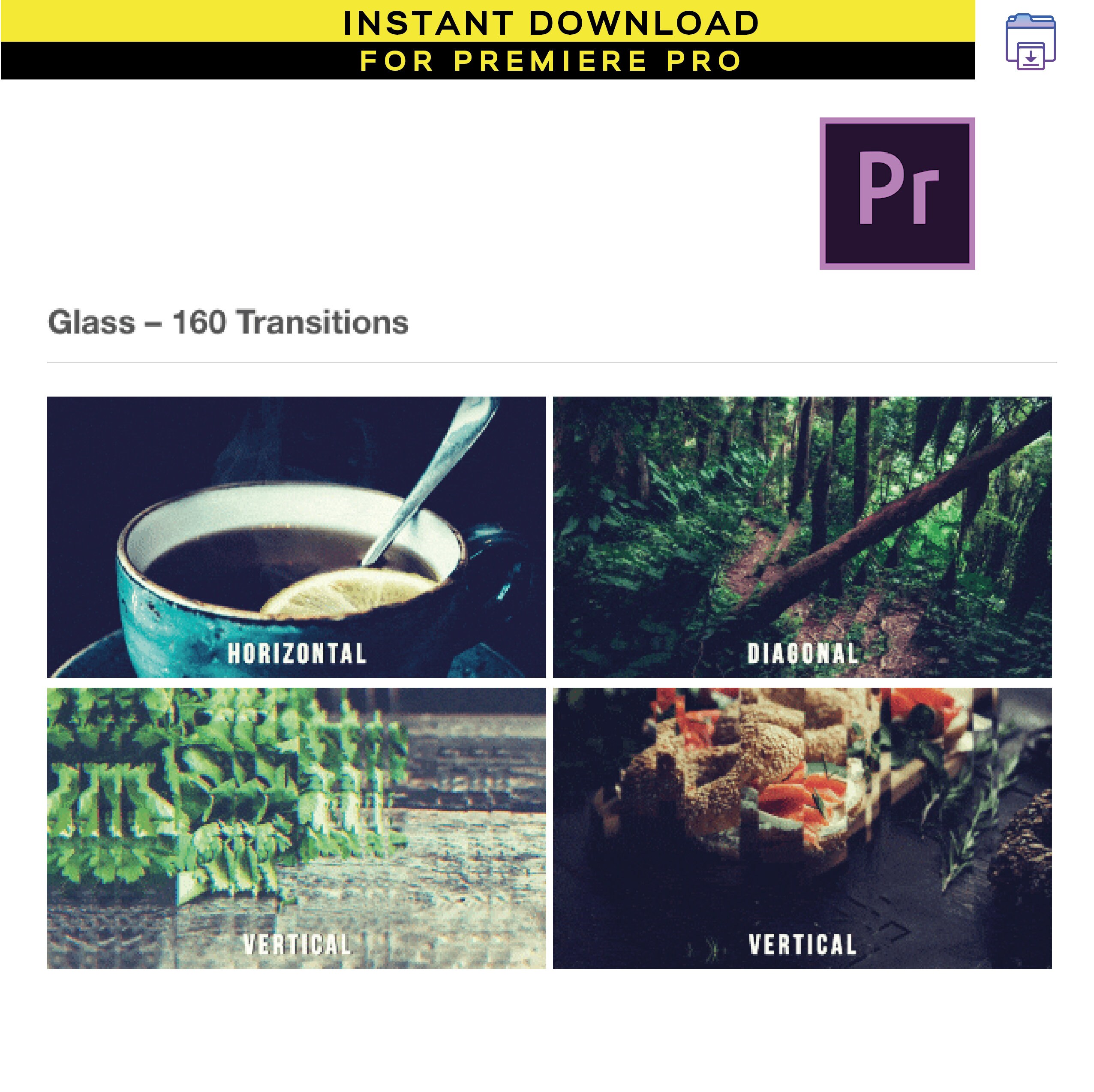 1400 Modern Drag and Drop Transitions Designed for Premiere Pro ...