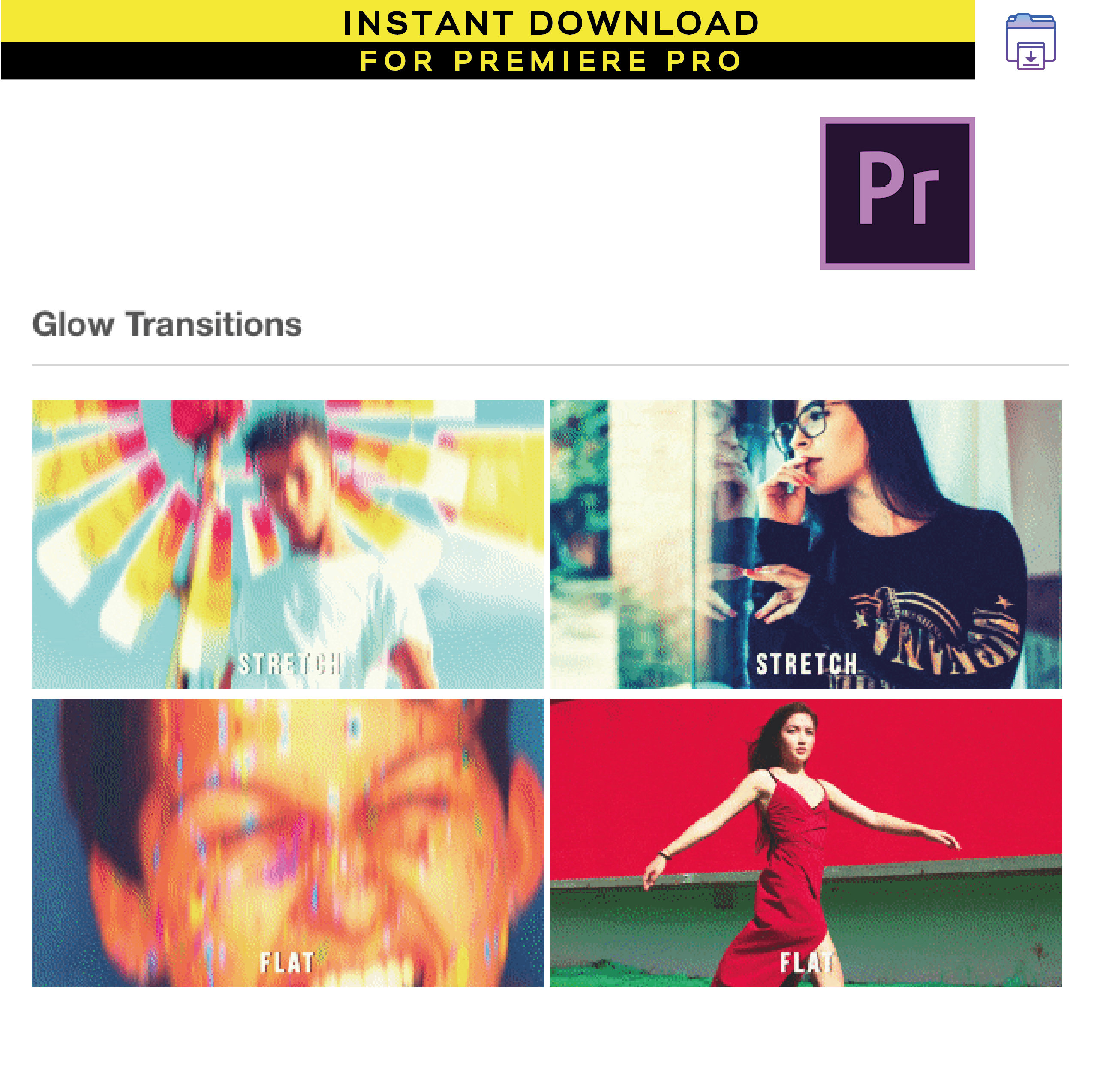 1400 Modern Drag and Drop Transitions Designed for Premiere Pro ...