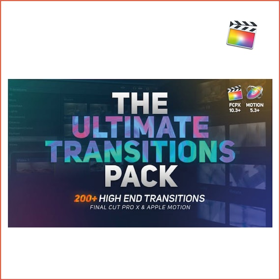 The Ultimate Transitions Pack for Final Cut Pro X & Apple - Etsy