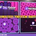 Four Animated Buttons for Twitch. Twitch Animated Follow - Etsy