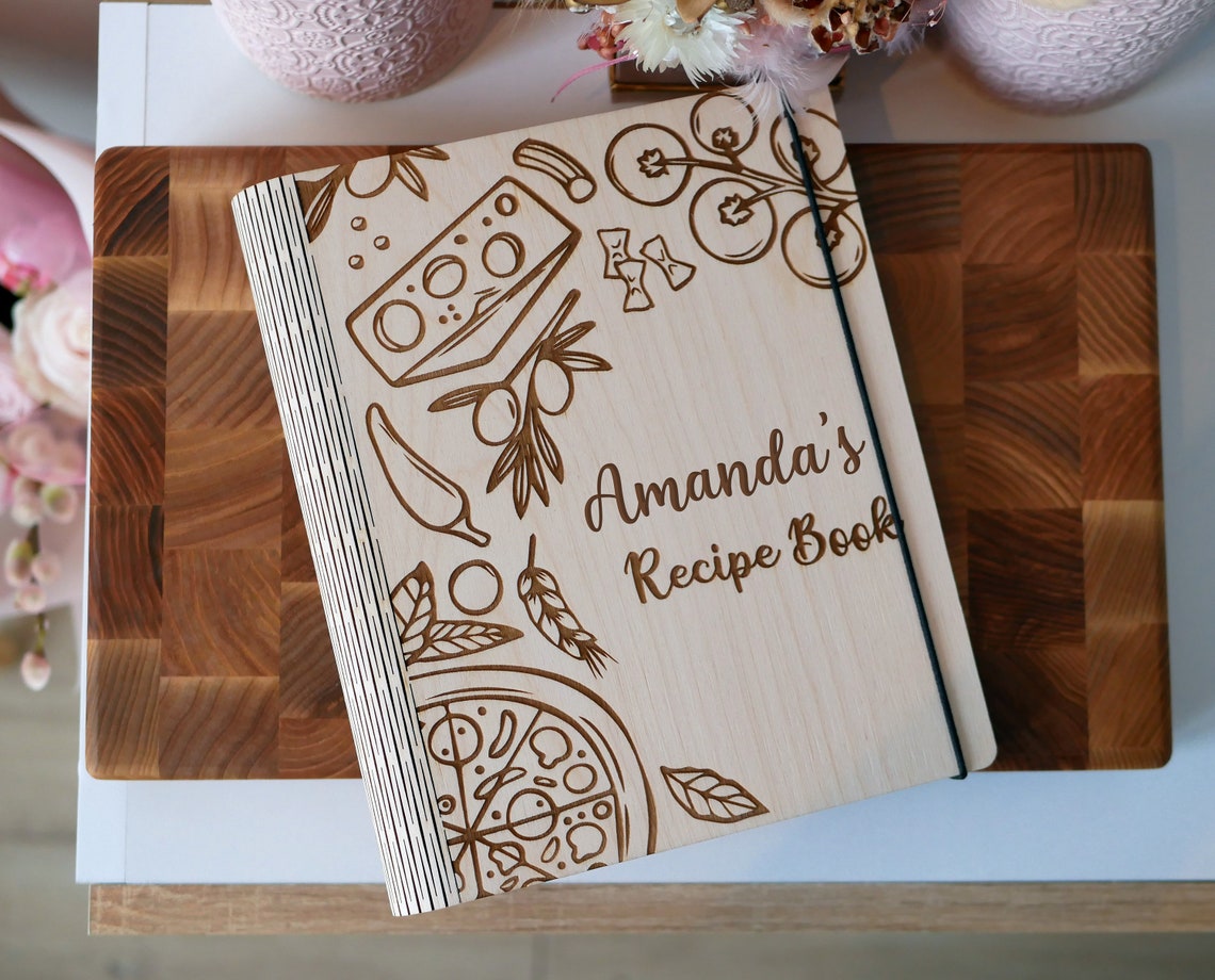 Personalized Recipe Book Binder Journal Mothers Day Gift | Etsy