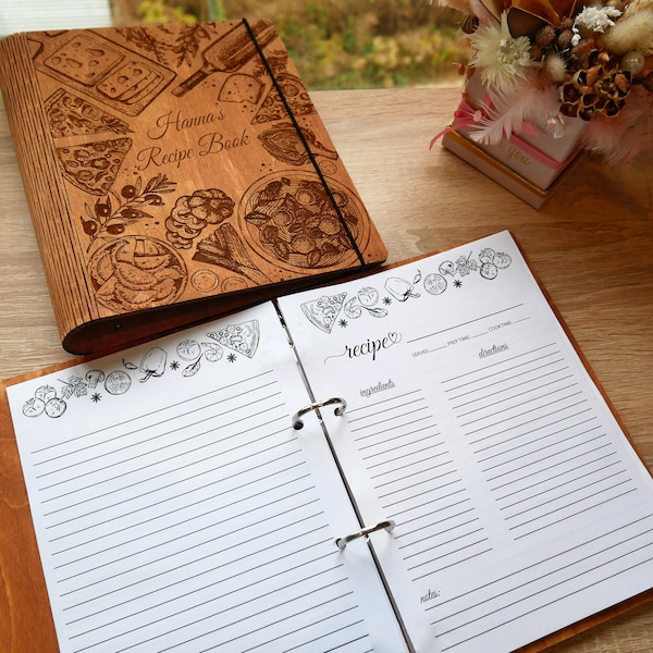 Custom Recipe Book - Etsy