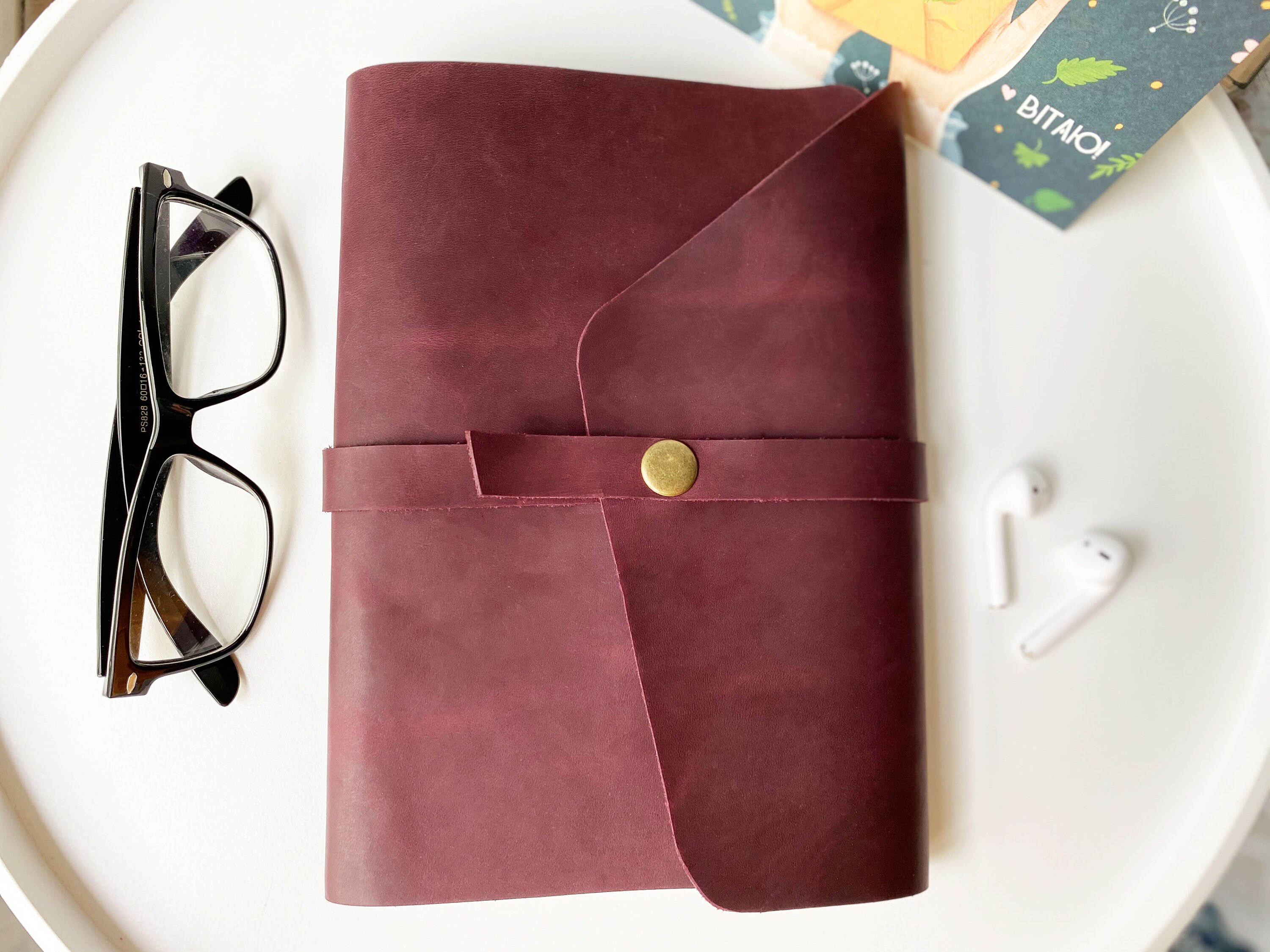 Leather Refillable Journal Leather Notebook A5 Size Custom | Etsy