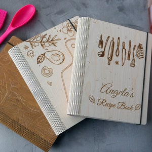 Personalized Recipe Book Binder Journal Mothers Day Gift | Etsy