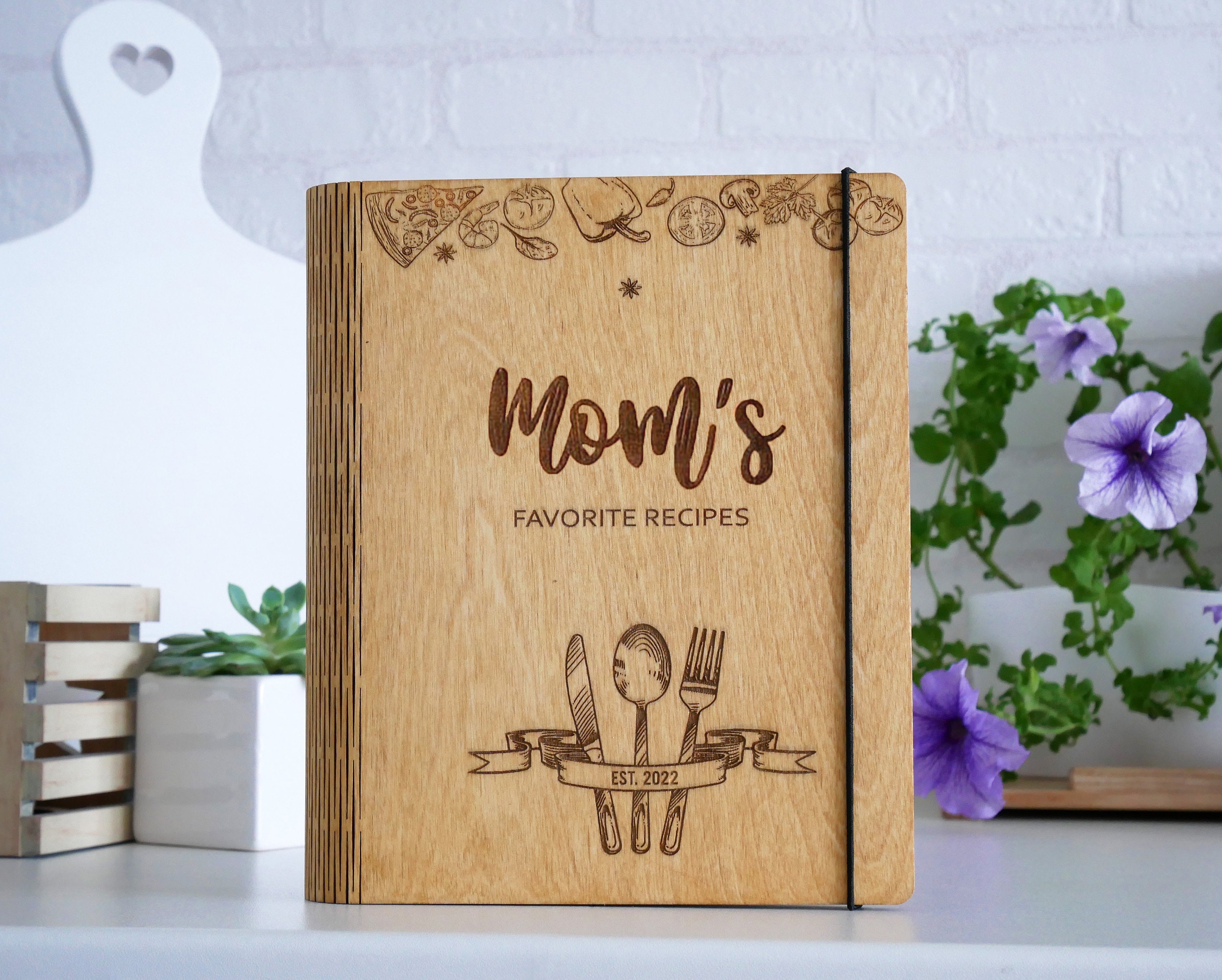 Recipe Binder Personalized Recipe Book Personalized Gifts | Etsy