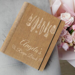 Personalized Recipe Book Binder Journal Mothers Day Gift | Etsy