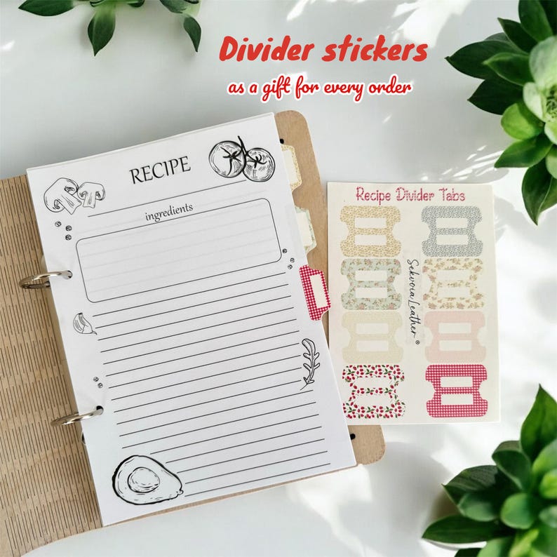 Custom Wooden Recipe Book | Personalized Family Cookbook Binder, Gift ...