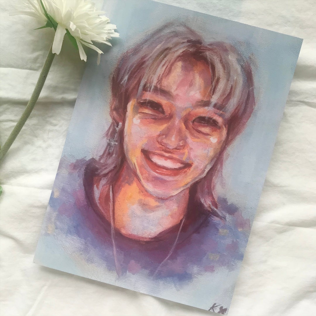 Felix Smiley Oil Painting Print - Etsy