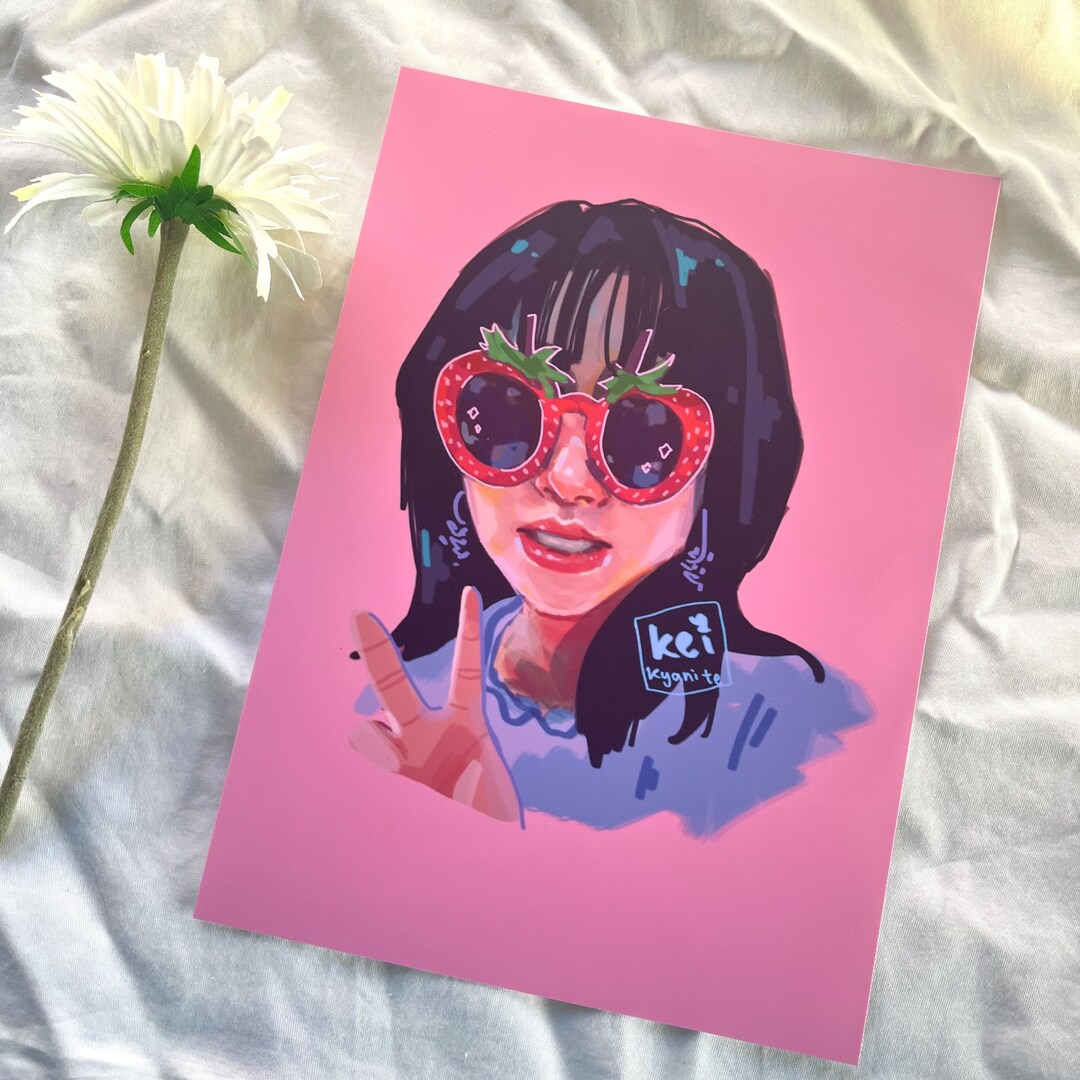 Strawberry Chae Print - Etsy