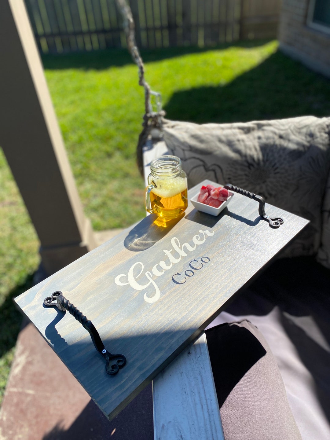 Quality Custom Wooden Serving Trays - Etsy