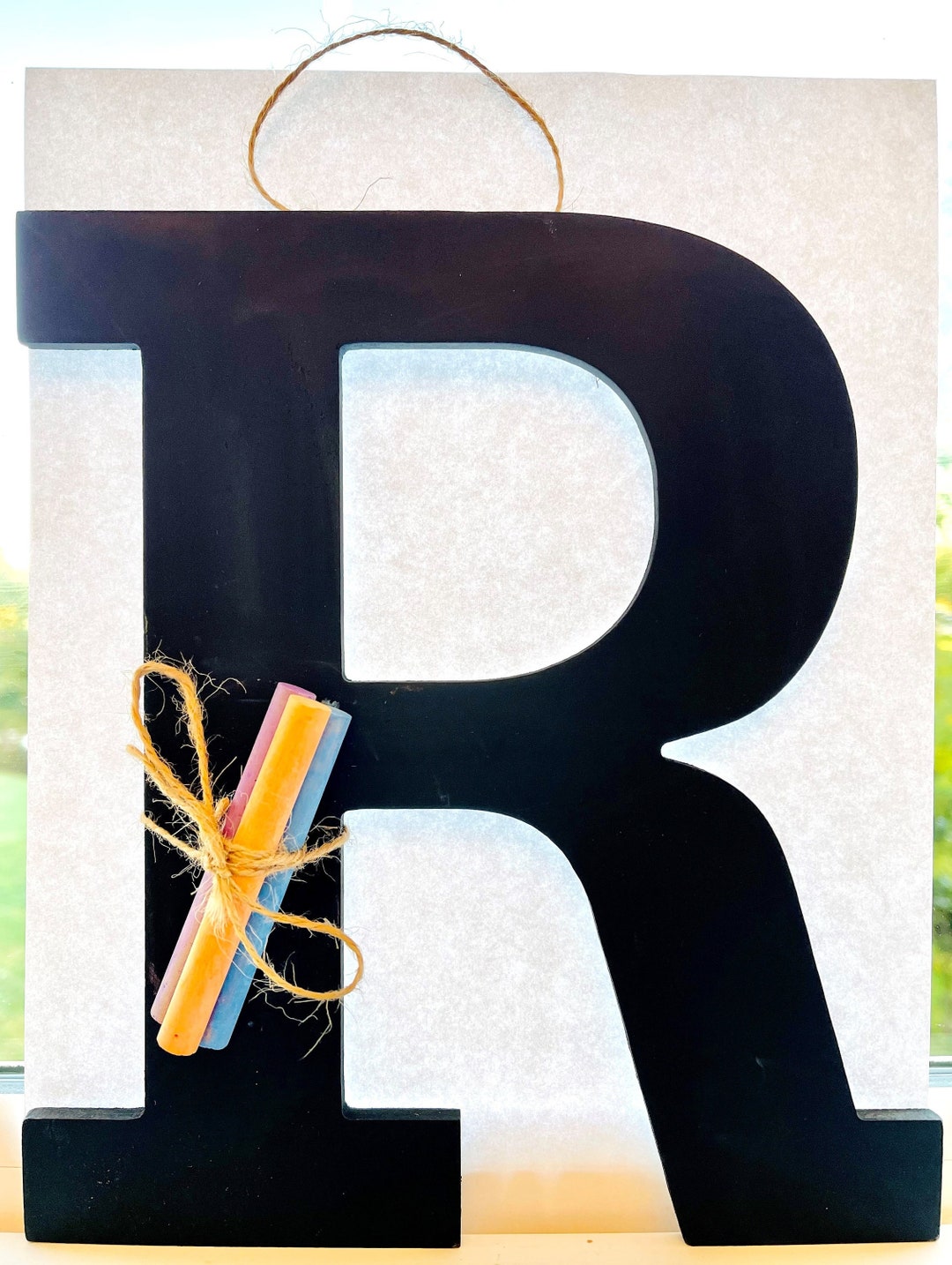 Chalkboard Letter Initial Chalkboard Monogram Chalkboard - Etsy