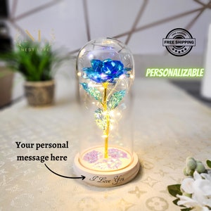 Personalized Galaxy Rose, Beauty and the Beast Rose, Enchanted Rose ...