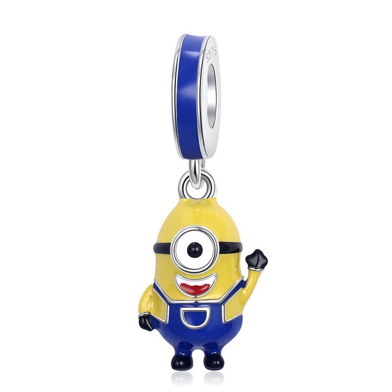 100% S925 Sterling Silver Minion from Despicable Me Charm - Etsy