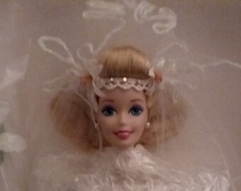 Vintage 1994 Barbie Star Lily Porcelain Bride Limited Edition 04642 by ...