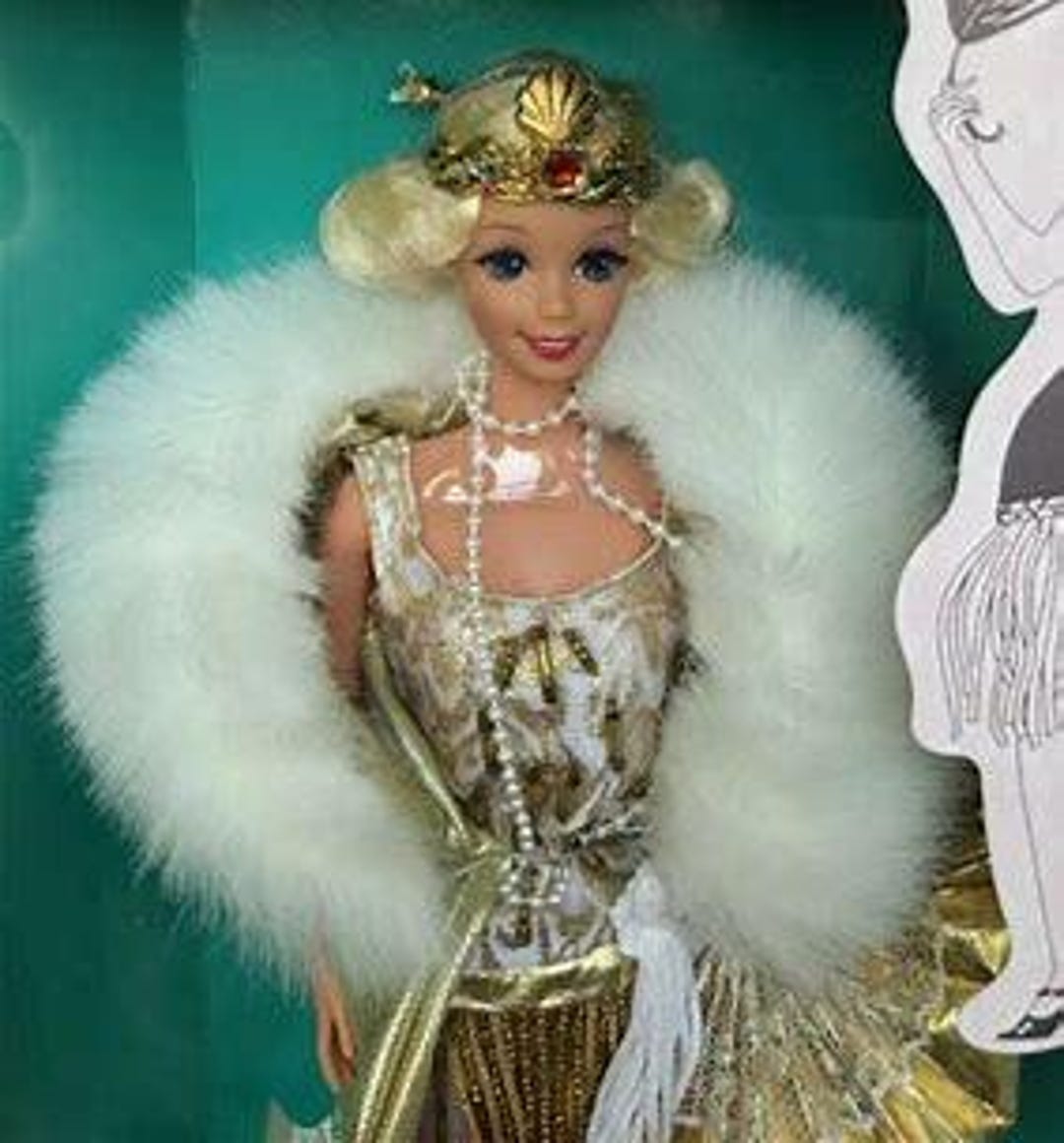 Flapper Barbie (gold) the Great Eras Collection, MINT and NRFB. - Etsy