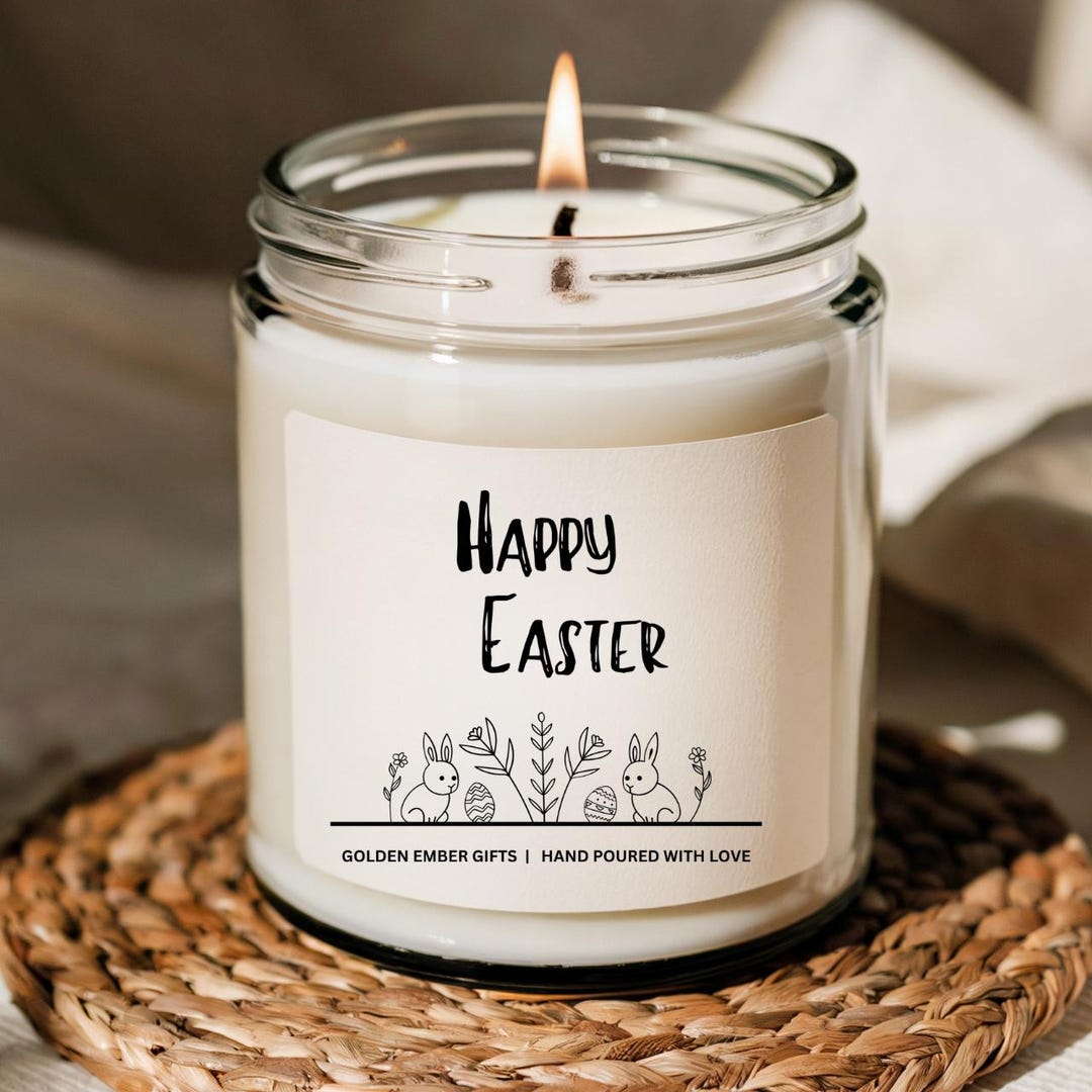 Happy Easter Candle, Easter Day Candles, Cute Easter Candle Gifts ...