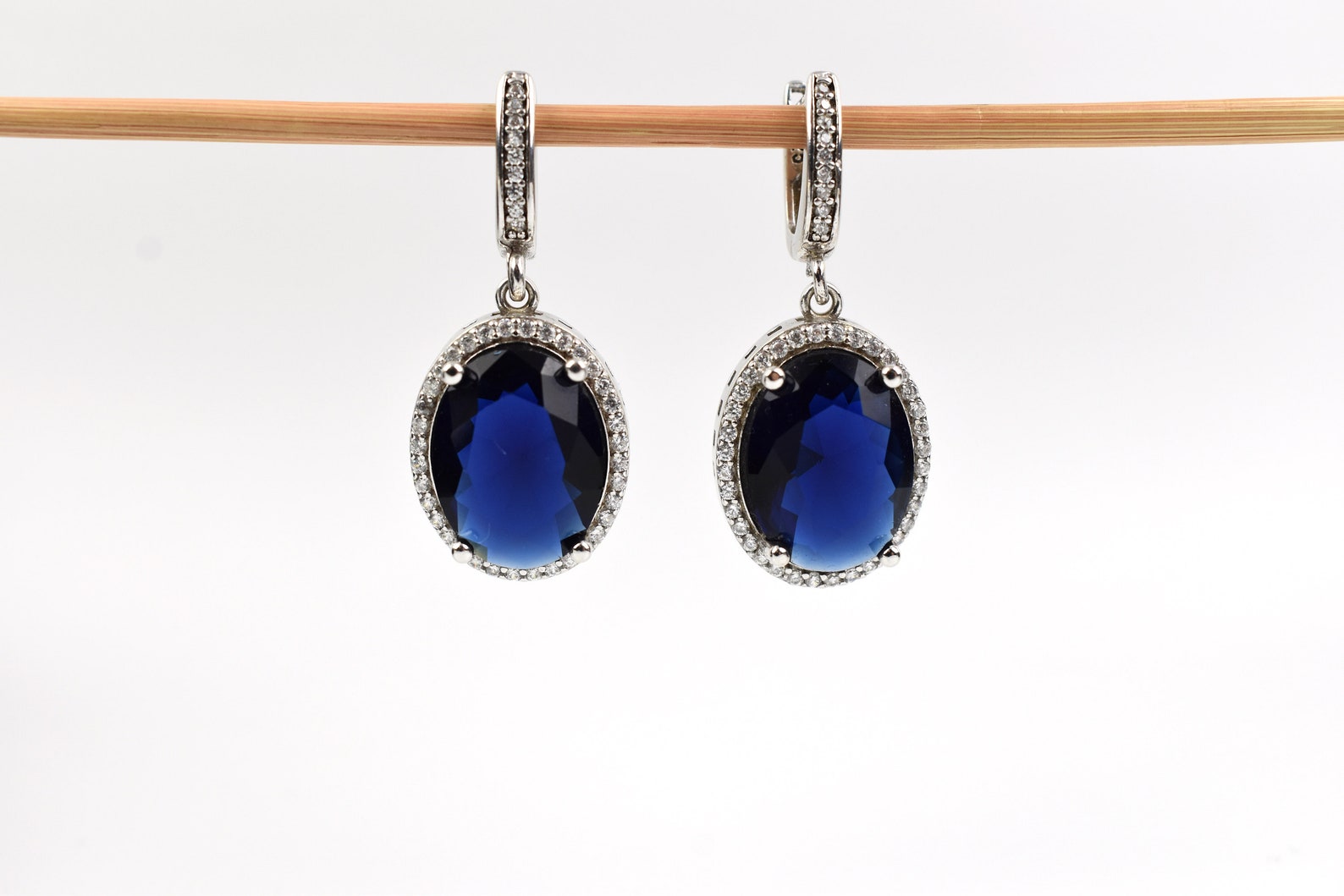 Conjunto de joyería de zafiro joyería hecha a mano - Etsy España