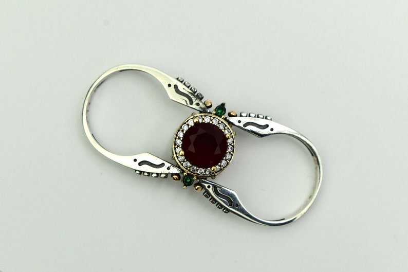 Extraordinary Ring Reversible Ring Ottoman Style Round Cut - Etsy