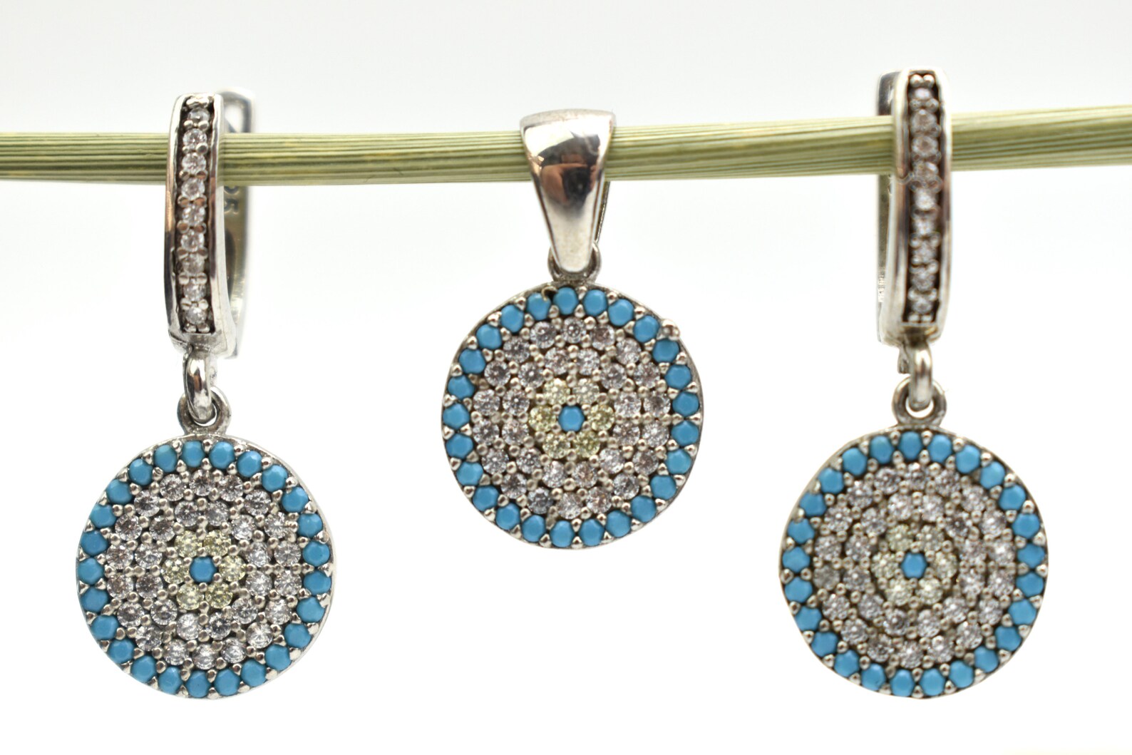 Evil Eye Jewelry Set Evil Eye Jewelry Sterling Silver Evil - Etsy