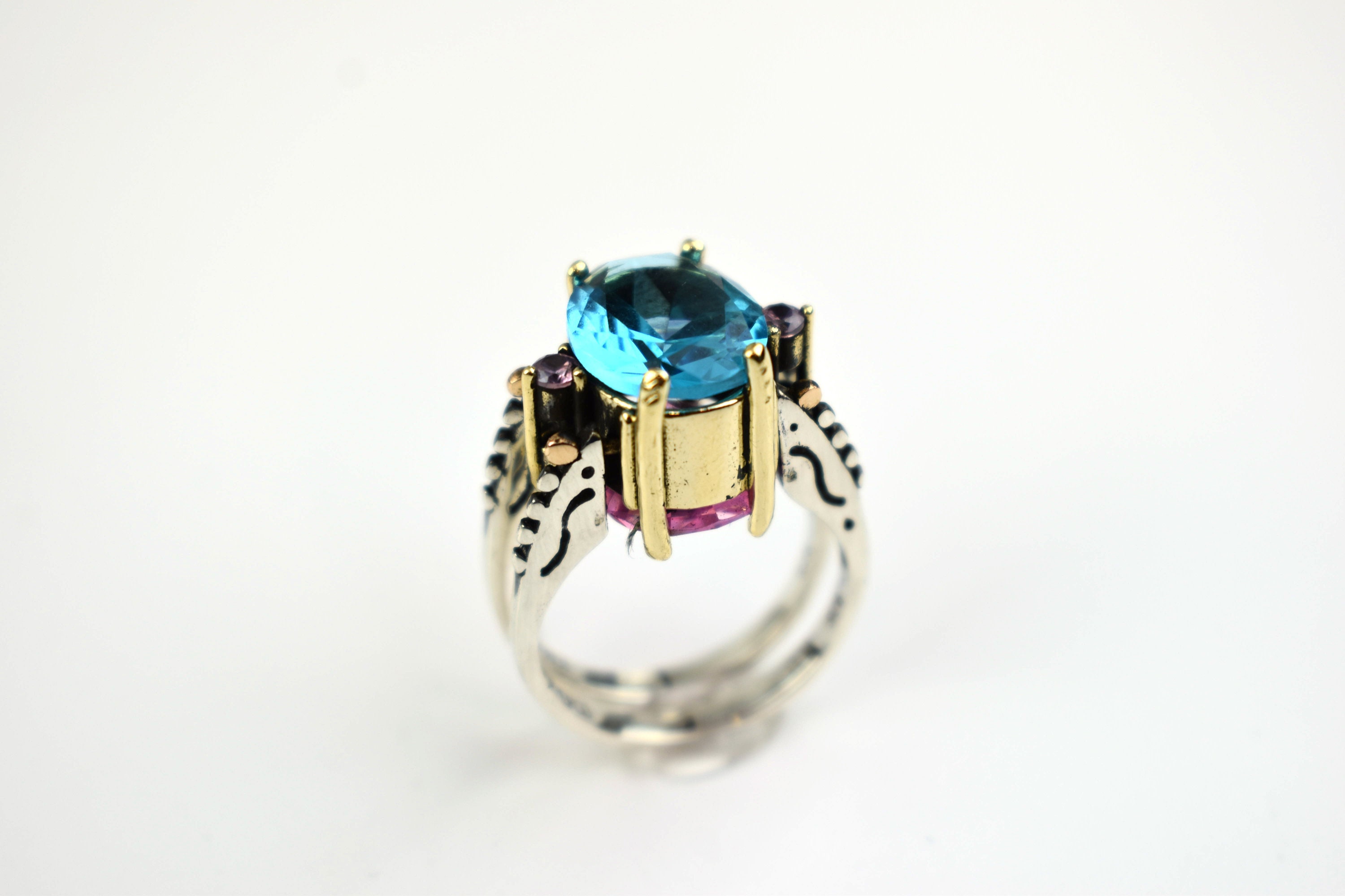 Reversible Ring Extraordinary Ring Reversible Two in a One - Etsy Denmark