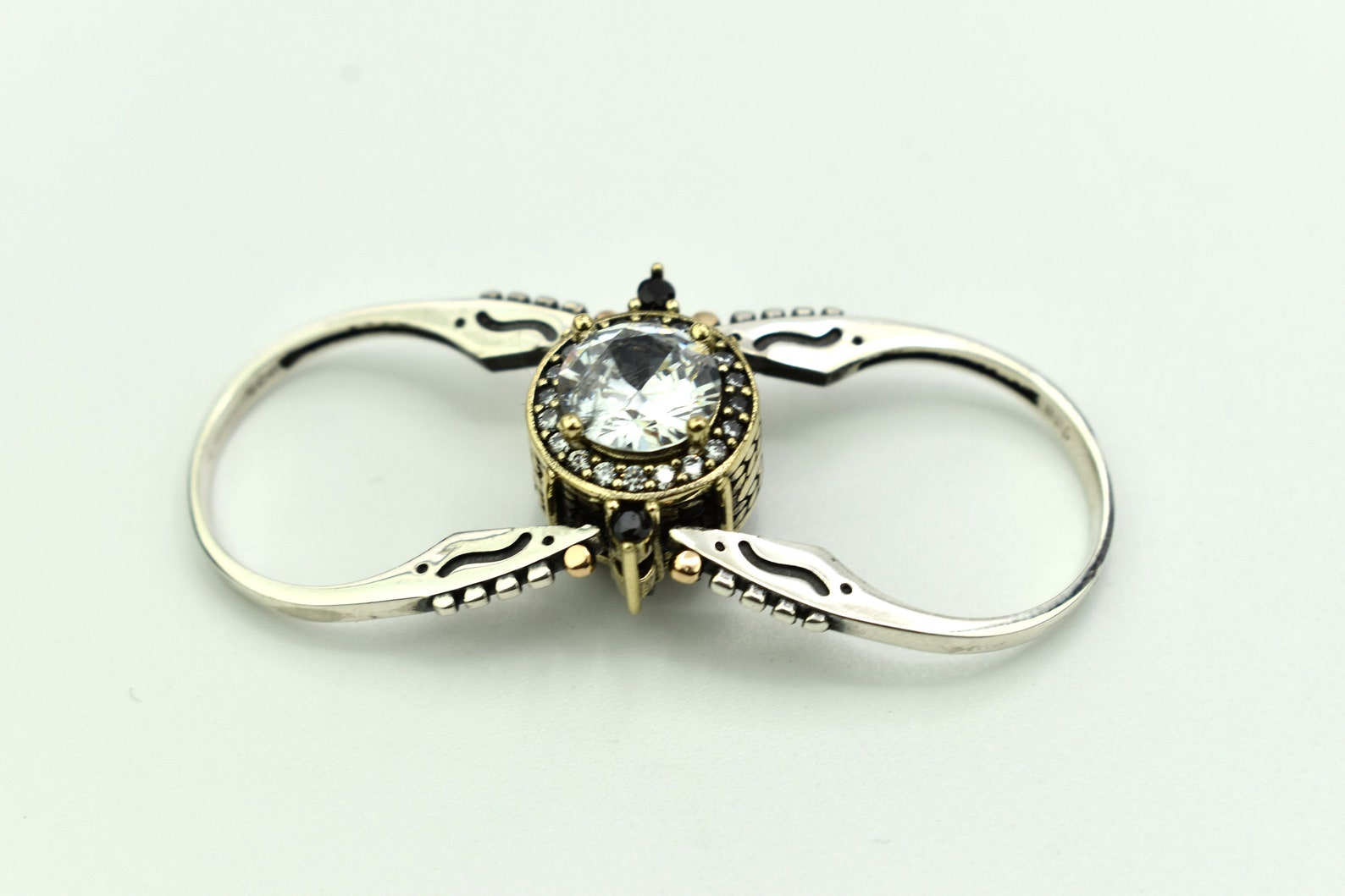 Extraordinary Ring Reversible Ring Two in a One Ring Round | Etsy