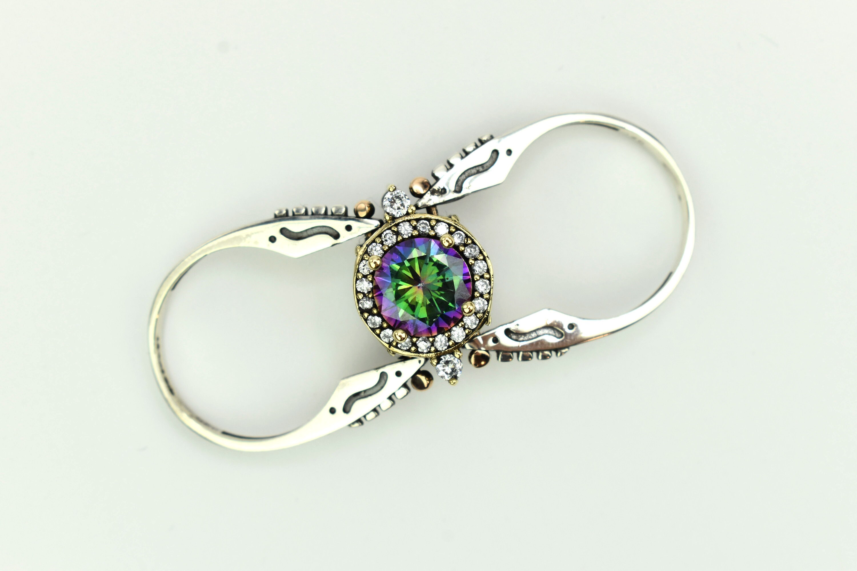 Extraordinary Ring Reversible Ring Two in a One Ring Round | Etsy