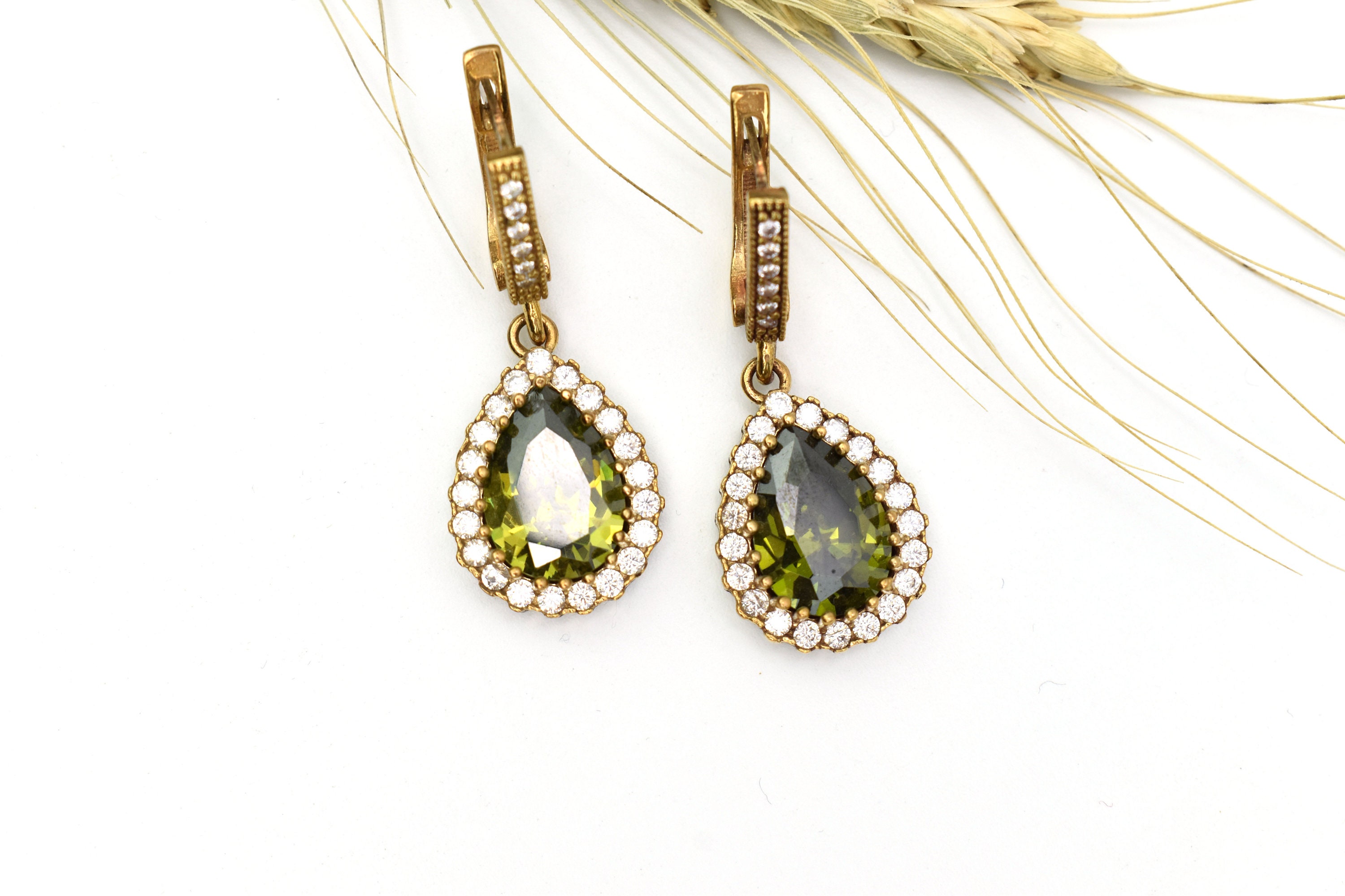 Turkish handmadeEmerald SetEarring&Necklace and ring | Etsy