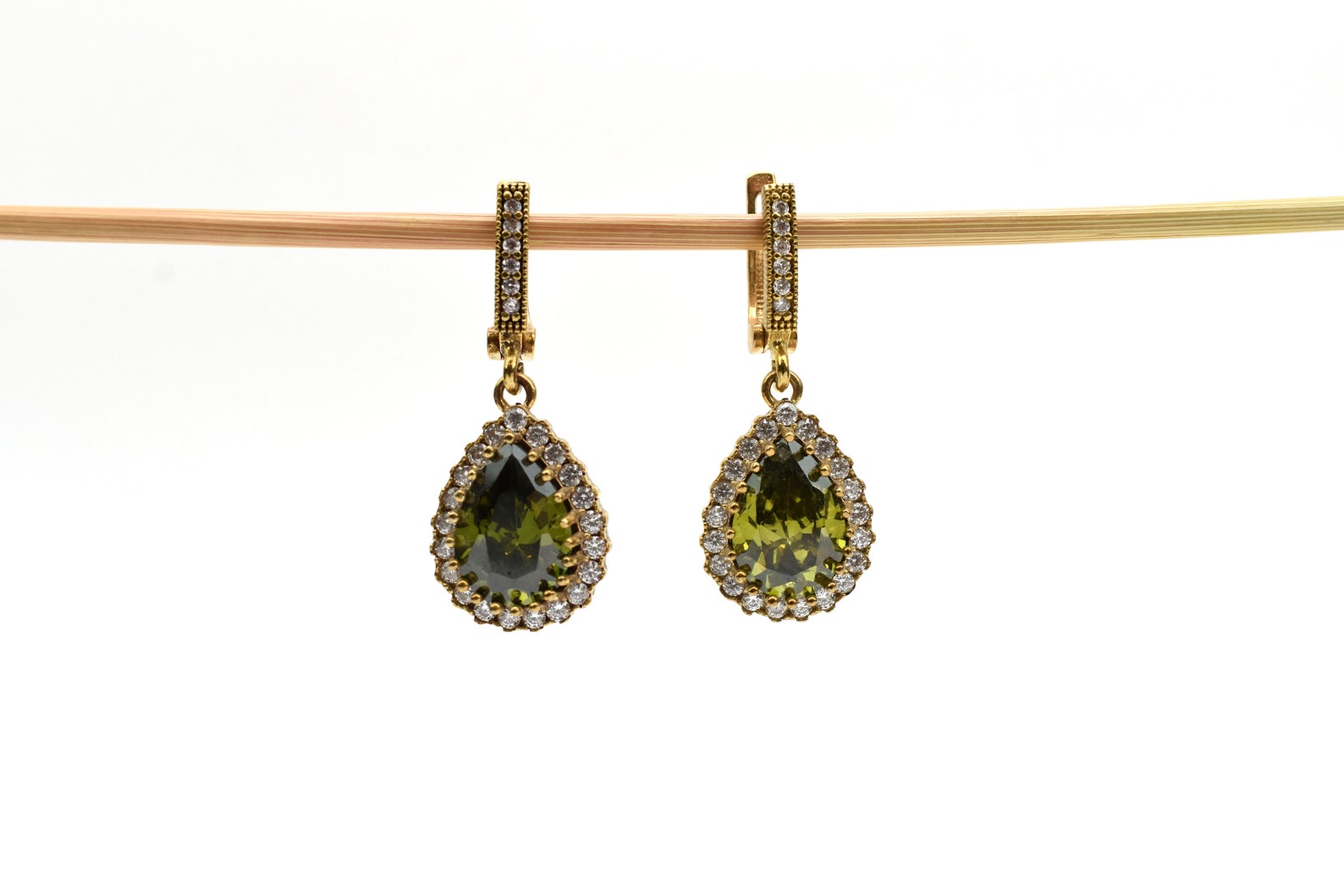 Turkish Handmadeemerald Setearring&necklace and Ring Jewelry - Etsy